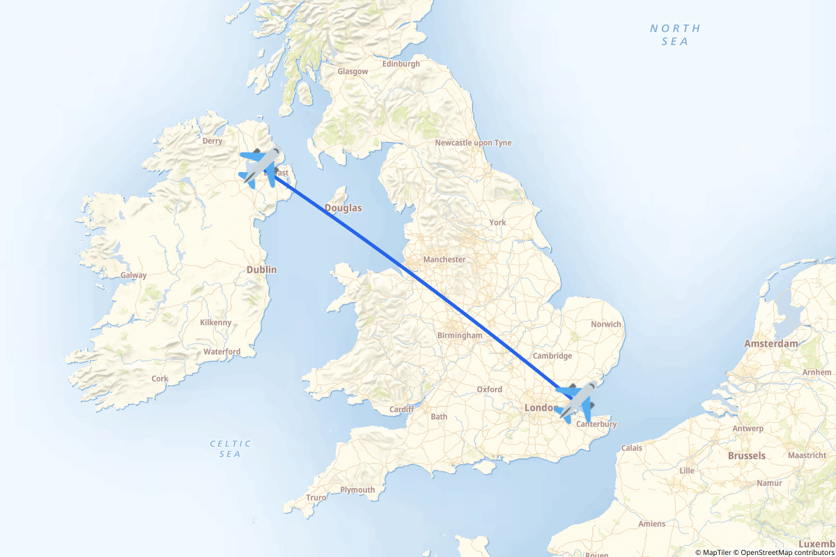 EasyJet Launches BFS-SEN Route | AirportRoutes