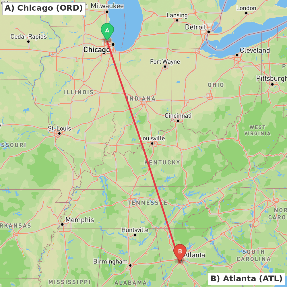 Chicago to Atlanta Flights (ORD-ATL) - AirportRoutes